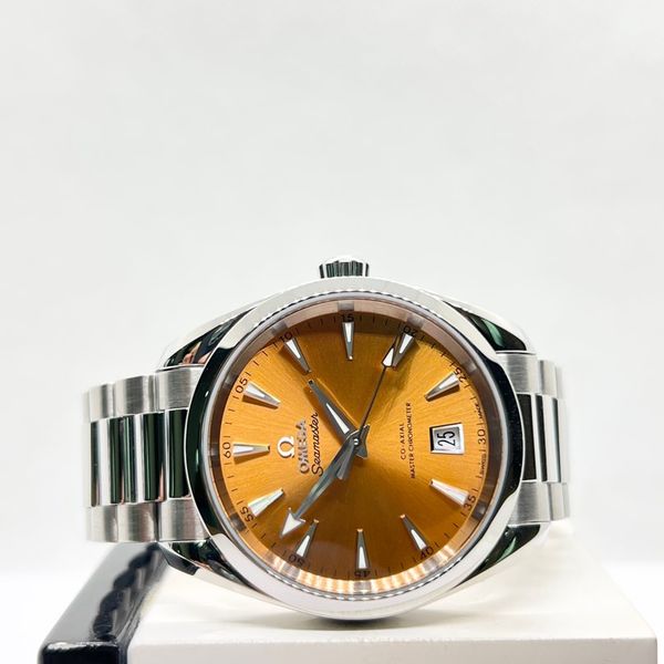 Pre Owned Omega Seamaster Aqua Terra Shades 210.10.38.20.12.001 Saffron ...