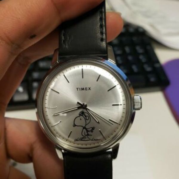 Timex Marlin Snoopy Watch with original box in excellent condition new ...