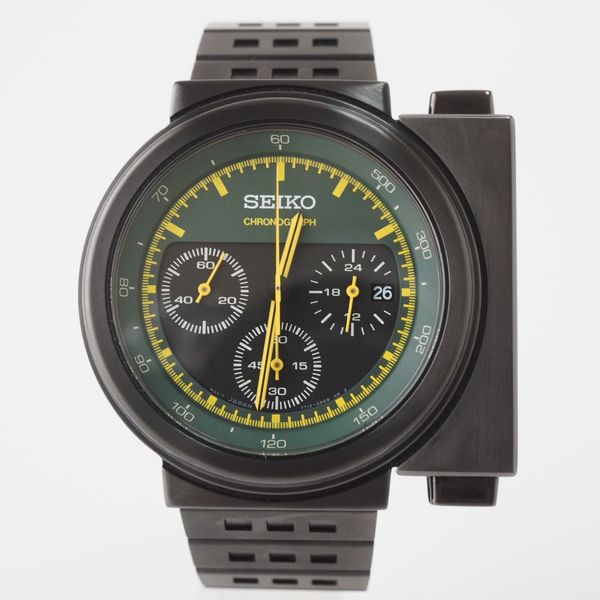 SEIKO Spirit Giugiaro SCED049/7T12-0BV0 Quartz Black Aliens Ripley ...