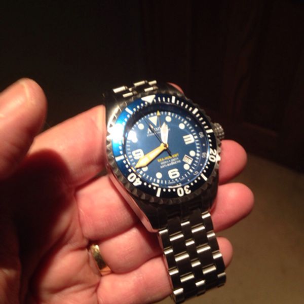 Azimuth Sea Hum GMT with Blue Bezel/dial FS | WatchCharts