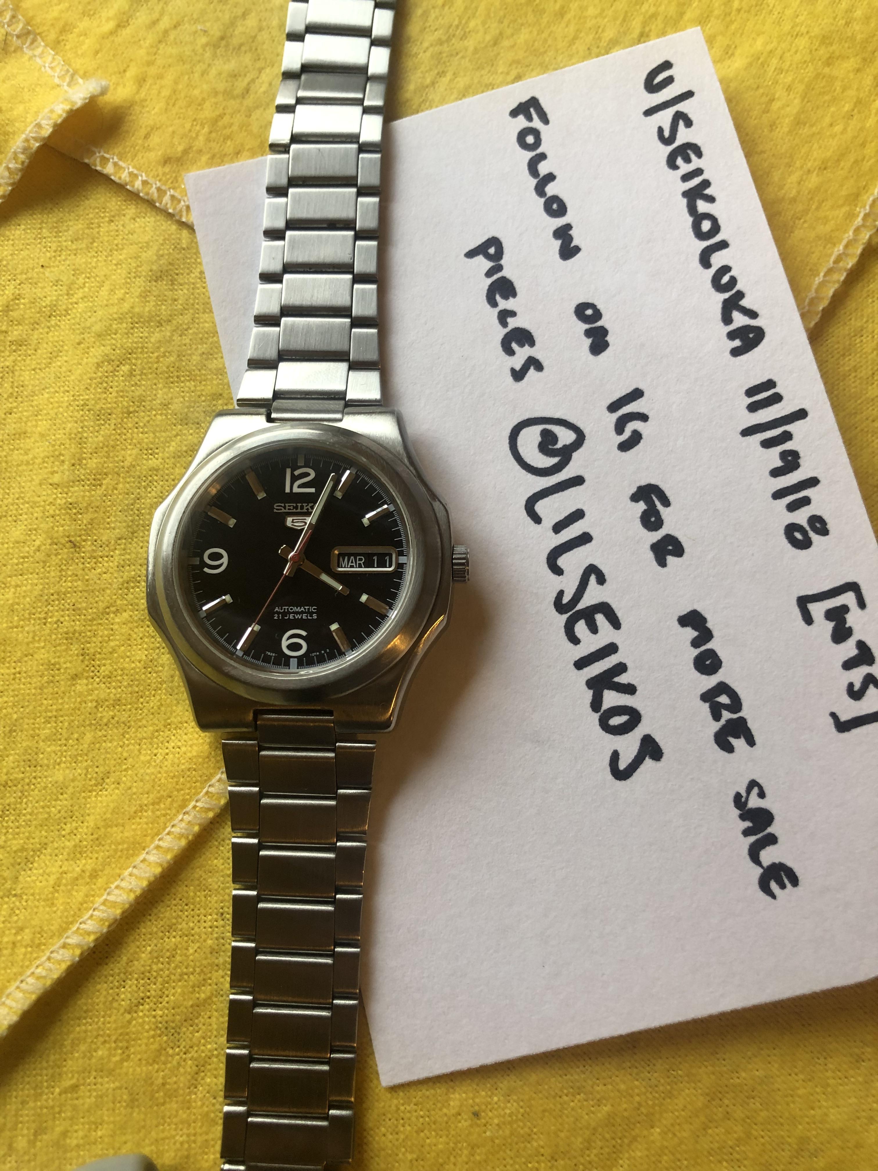 [WTS] Seiko 5 “Nautilus” SNKK59 [$200] | WatchCharts