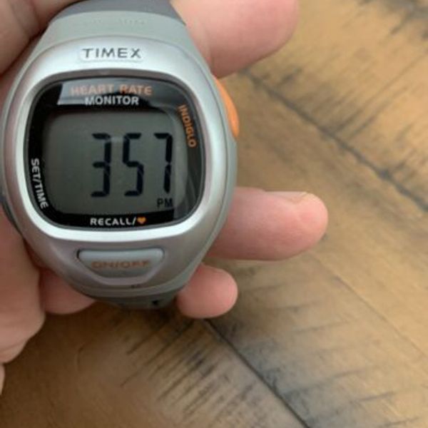 Timex Watch Personal Heart Rate Monitor T5G951 Excellent Condition ...