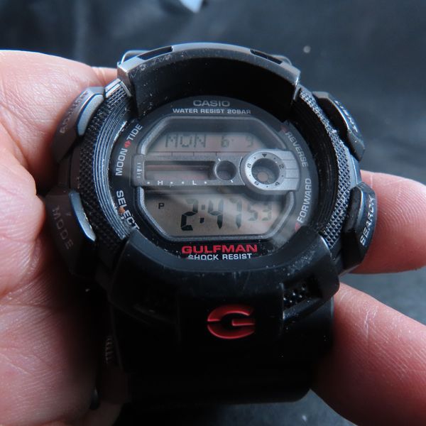 G-9100 Casio G-Shock Gulfman Rust Resist Dual iLLuminator Quartz Men ...