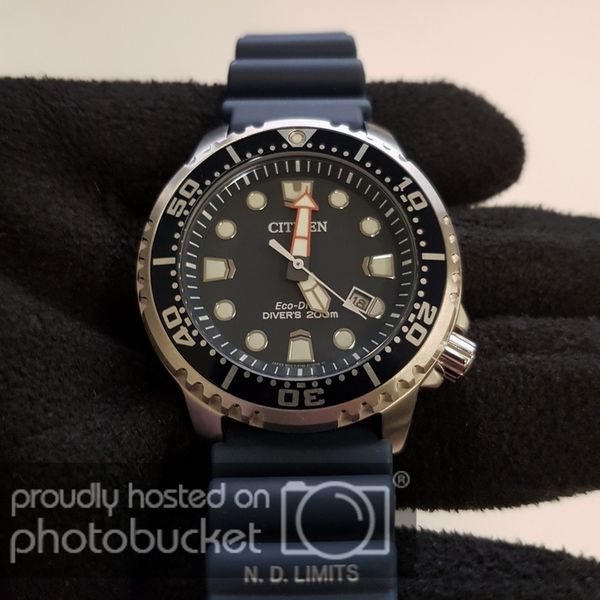 FS Citizen BN0151-09L Men's Promaster Professional ISO Diver Dark Blue ...