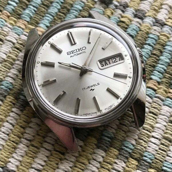 Vintage Seiko Automatic Watch - 7006-8007 - 17J Beautiful Condition EXC+ REPAIR | WatchCharts ...