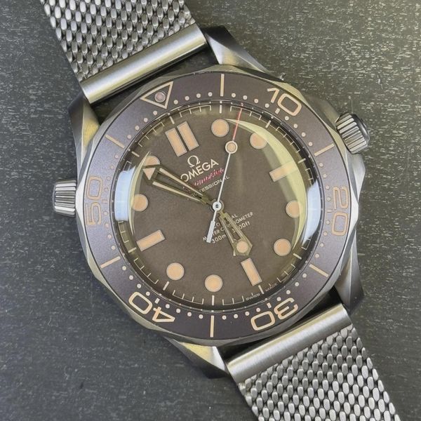 [WTS] Omega Seamaster 007 Edition NTTD No Time To Die Full Kit 2024 with Mesh Bracelet and NATO ...