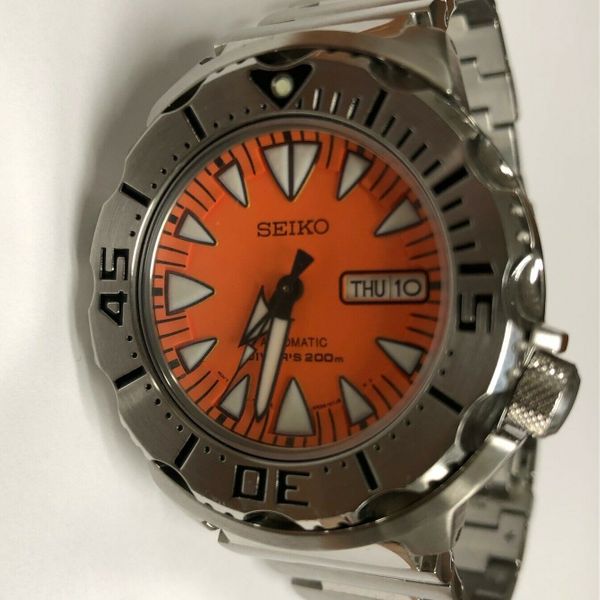 Seiko Men's SRP309 Monster Classic Automatic Dive Watch Japan version ...