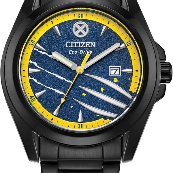 Citizen Marvel Wolverine Blue Dial Watch Set AW1435-66W | WatchCharts ...