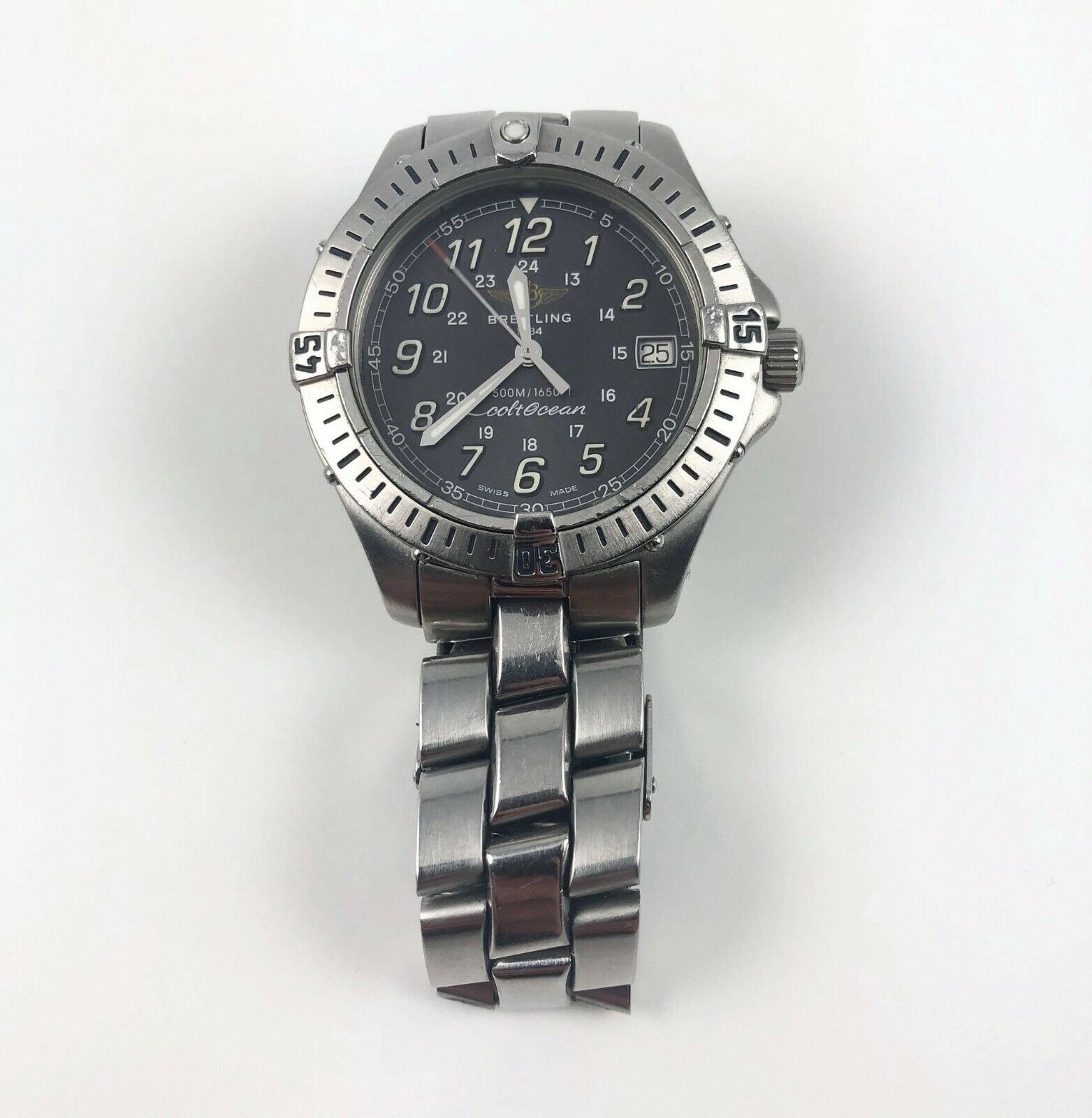 Breitling Watch Colt Ocean Chronometer (battery) A64050 Grey w ...