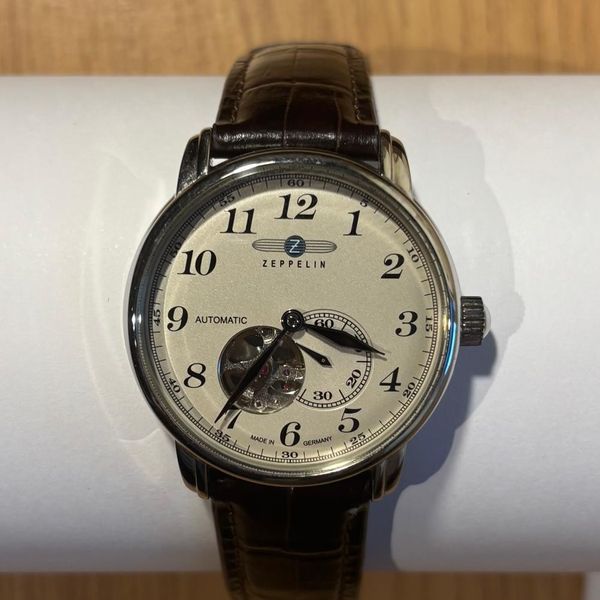 Zeppelin 7666-5 LZ Graf Cream Dial Automatic Watch | WatchCharts ...