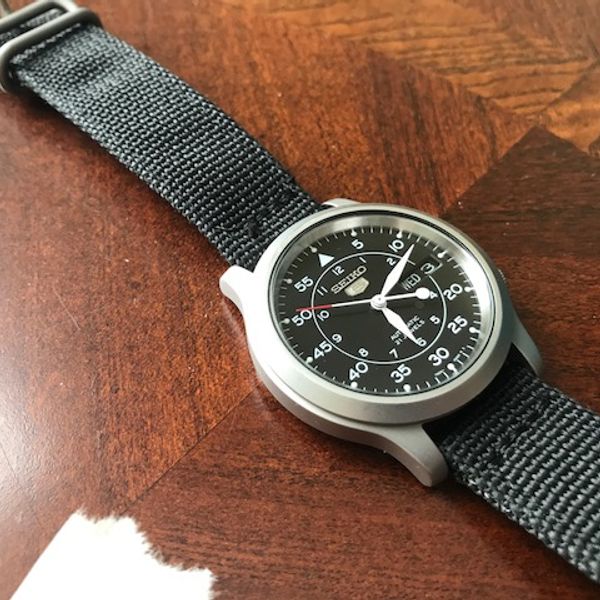 [WTS] Seiko SNK809 Black Field Watch | WatchCharts
