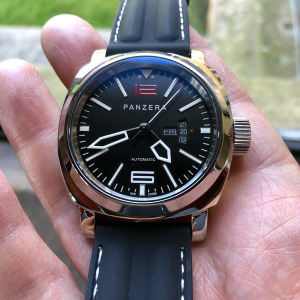 FS: Panzera Aquamarine 45mm Diver -- UK / EU | WatchCharts Marketplace