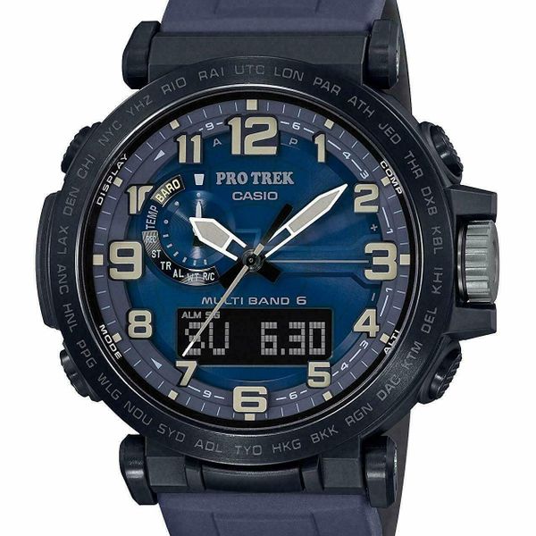 Casio Protrek Triple Sensor Navy Blue Series Watch PRW-6600Y-2 | WatchCharts