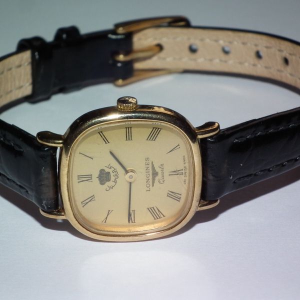 Scarce Vintage c1980 Longines 18ct G/P & SS Arabic Arab Sheikh Dial ...