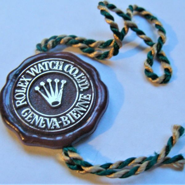 Vintage Rolex Chronometer Red Seal Hang Tag Nice Condition | WatchCharts