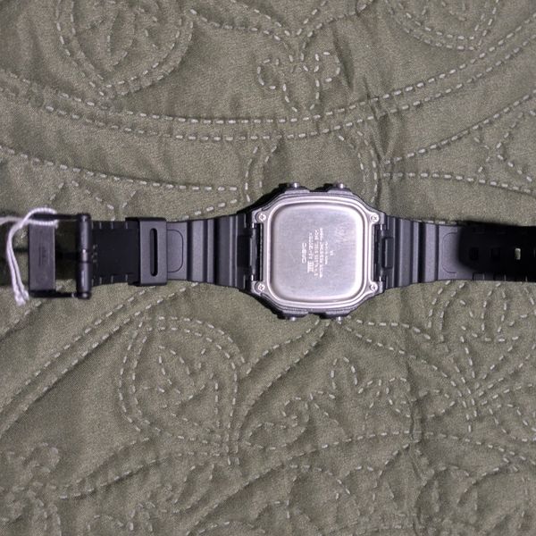 Casio AE-1200WH-1B World Time Digital Watch - 10-Year Battery, Black ...