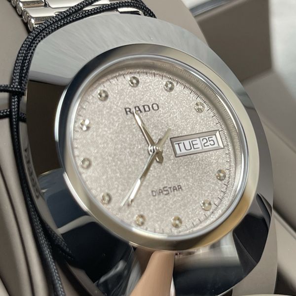 Rado DiaStar The Original 35.1mm Quartz Men's Silver Watch R12391103 ...