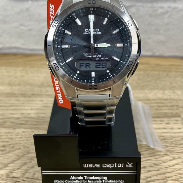 Tough Solar Multiband 6 Casio Wave Ceptor WVA-M640-1ACR new with box ...
