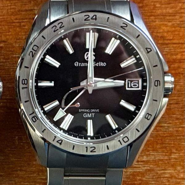 FS: Grand Seiko Titanium GMT SBGE283 Spring Drive Evolution 9 + Xtra Short Link. Free Overnight ...