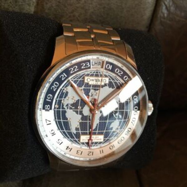 Christopher Ward C900 Worldtimer Multi Timezone Automatic Watch 24 Hour ...