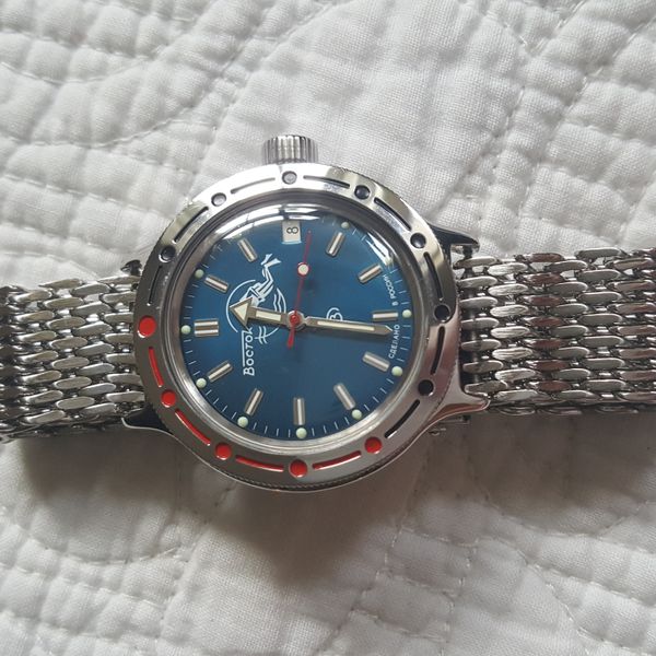 FS: Vostok Amphibia "Scuba Dude" 420 case with extras | WatchCharts