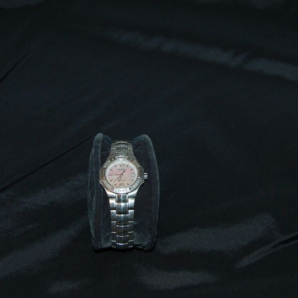 Ladies Seiko 7N82-0CG0 R2 Stainless Coutura Diamond Accented MOP Dial ...