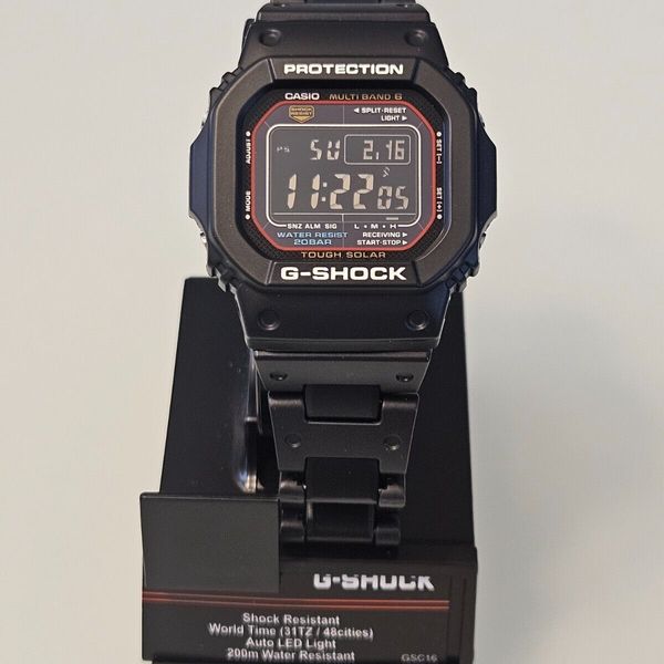Custom Casio GW-M5610 Watch with all OEM parts (Combi Bracelet V2 and 2 ...