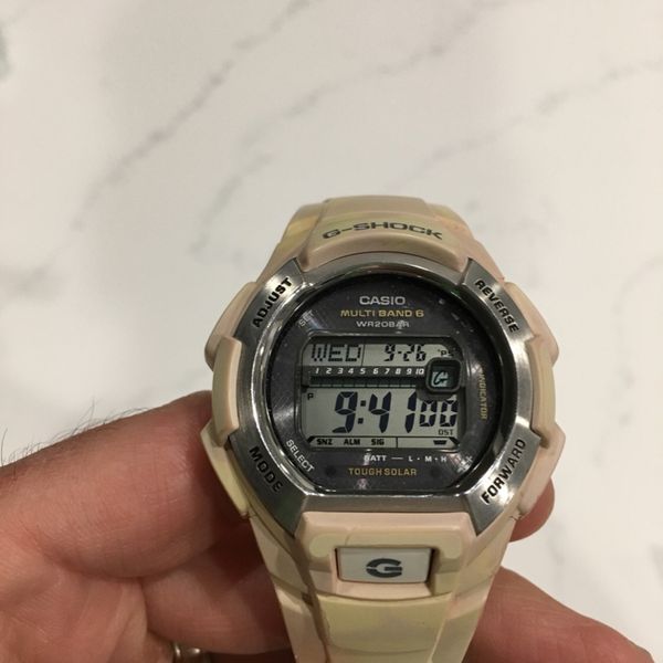 SOLD Casio G-shock GW-M850 white Wabi Camo | WatchCharts Marketplace