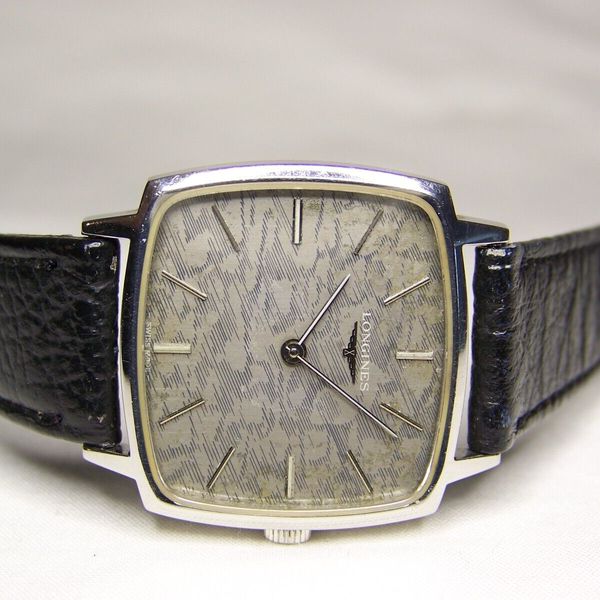 Vintage Longines Manual Wind Retangular TV Dial Watch | WatchCharts ...