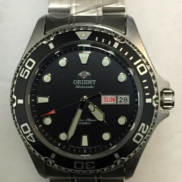 Orient Ray II Automatic Dive Watch FA002004B9 Mod with Flat Sapphire ...