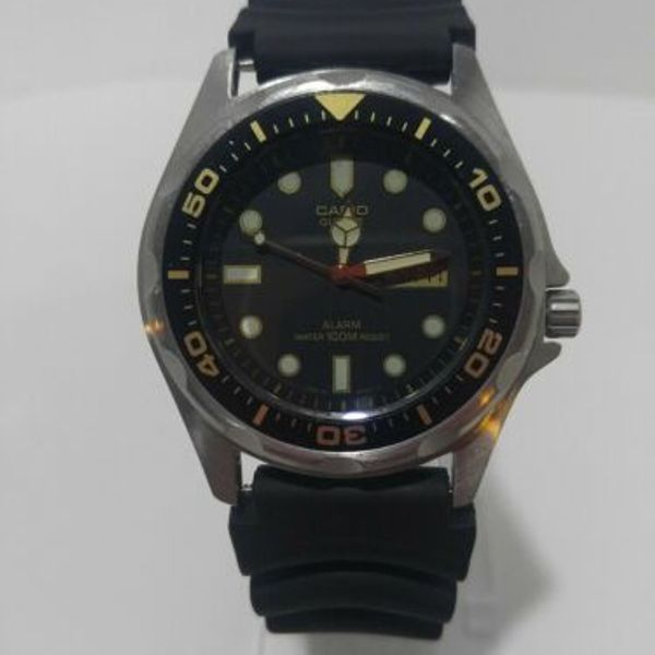 Casio 343 Quartz watch MMA-200M, stainless steel, water resistant ...