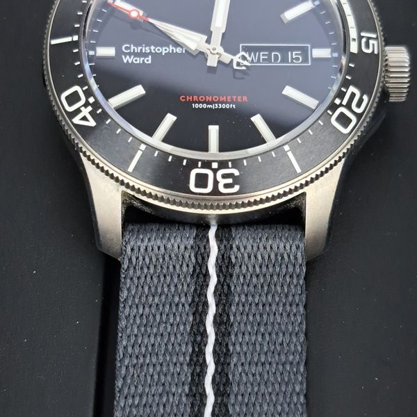 Stunning Christopher Ward C60 Elite 1000 Titanium Tide- Exceptional ...