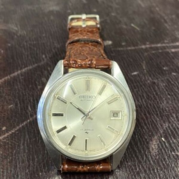 Vintage mens Seiko 7005-8020 automatic 17 jewel watch stainless steel new strap | WatchCharts ...