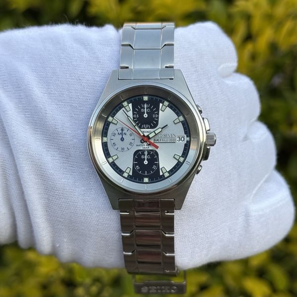 Seiko Mild Seven Ski Rally Chronograph Quartz V657-9030 39mm JDM Mens ...