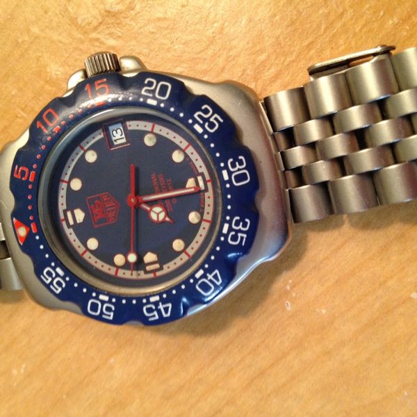 TAG F1 - Classic Version in Blue | WatchCharts Marketplace