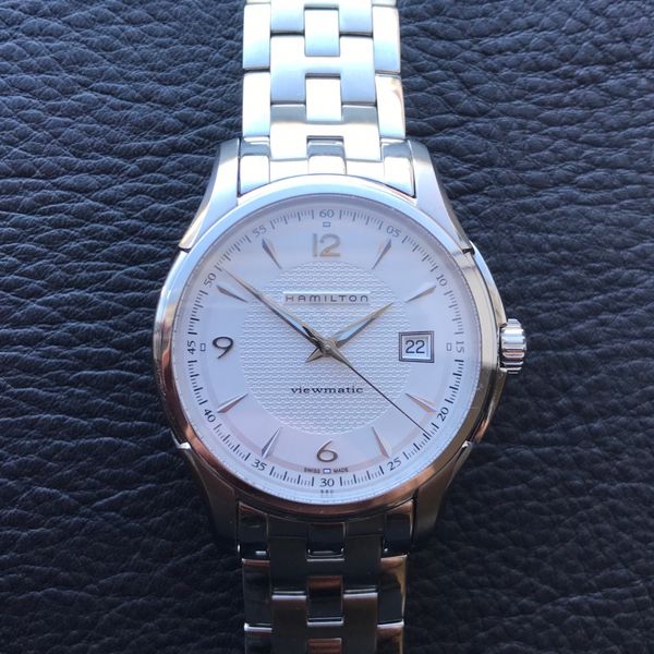 FS: Hamilton Viewmatic - white/silver dial | WatchCharts Marketplace