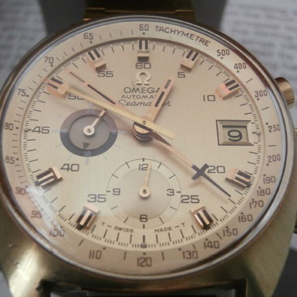 SOLD $865 Vintage Omega Seamaster Automatic cal. 1040 Chronograph Ref ...