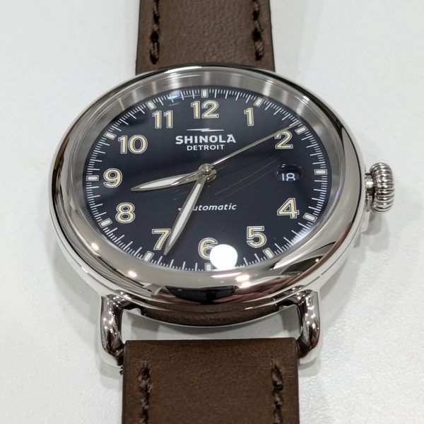 shinola runwell automatic 39.5 Men's Watch Blue Dial | WatchCharts ...