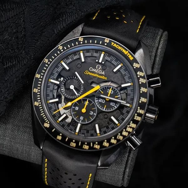 New OMEGA Dark Side of the Moon 310.92.44.50.01.001 Apollo 8 Rocket ...