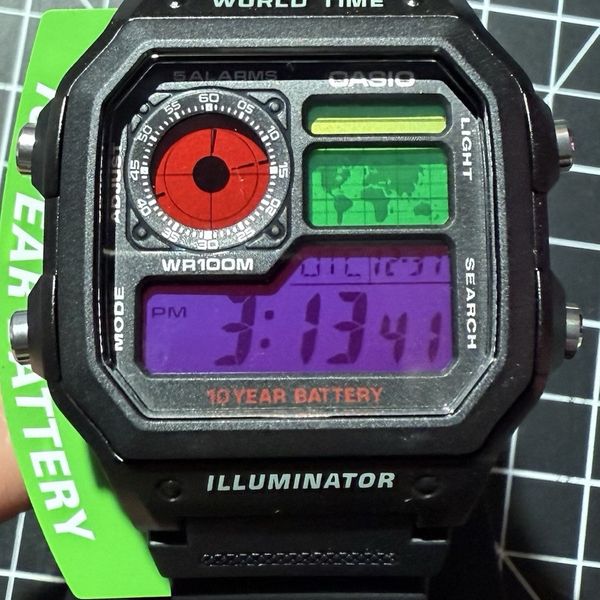 casio ae1200 royale custom color mod | WatchCharts Marketplace