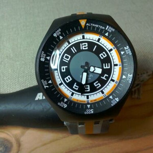 Swatch Fun Boarder Mountain Mania Watch SULM101 | WatchCharts Marketplace