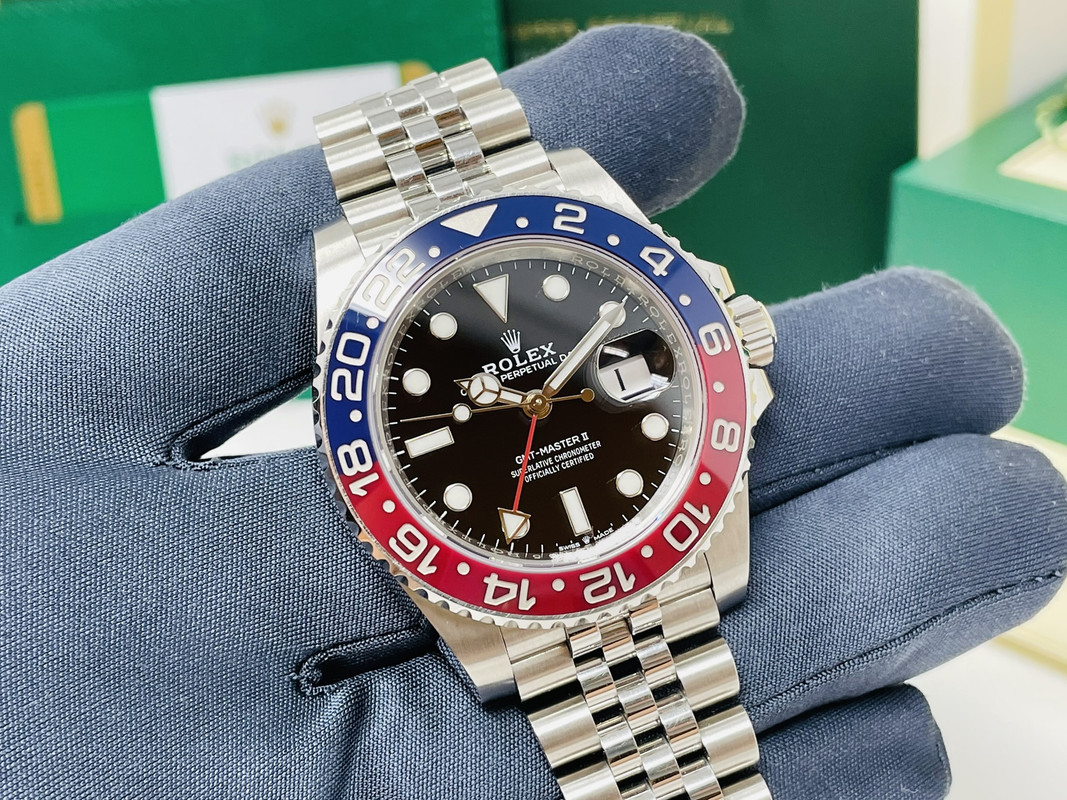 Rolex GMT-Master II Pepsi 126710BLRO | WatchCharts Marketplace