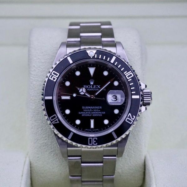 FS: Rolex Submariner Date Stainless 16610 Z Serial Complete | WatchCharts Marketplace