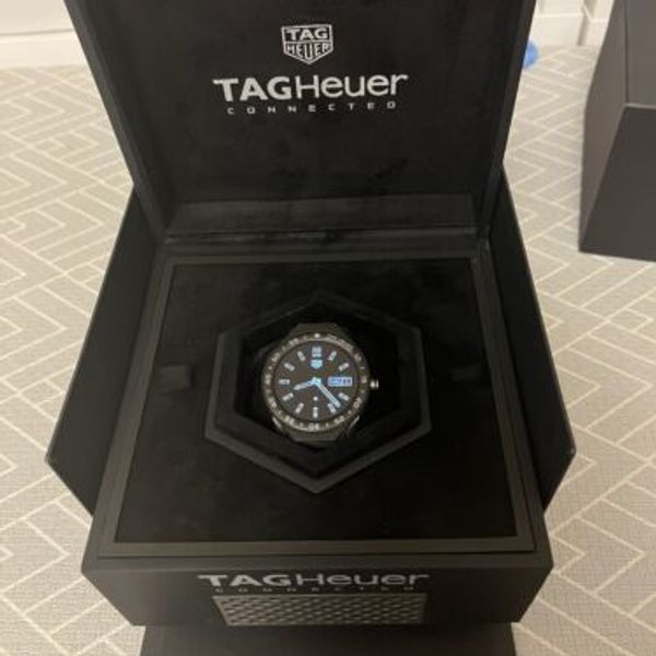 Tag Heuer Connected Modular 45 Smartwatch SBF8A Complete With Calf Skin ...