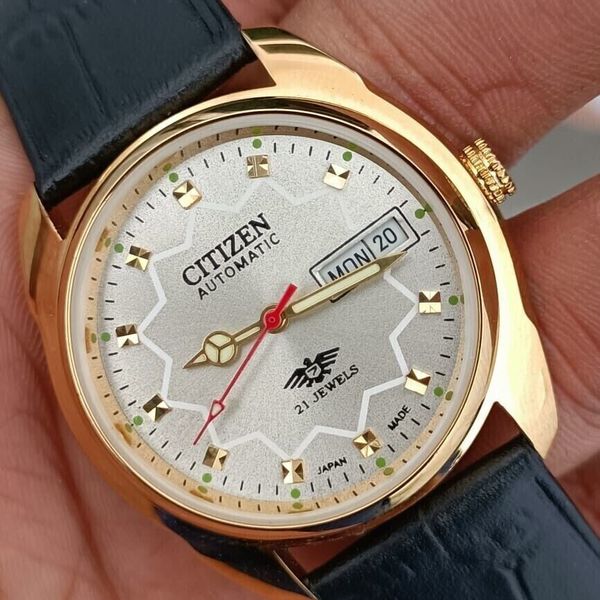 Vintage Citizen Automatic Japan Made Day/Date Men's Wrist Watch Free ...