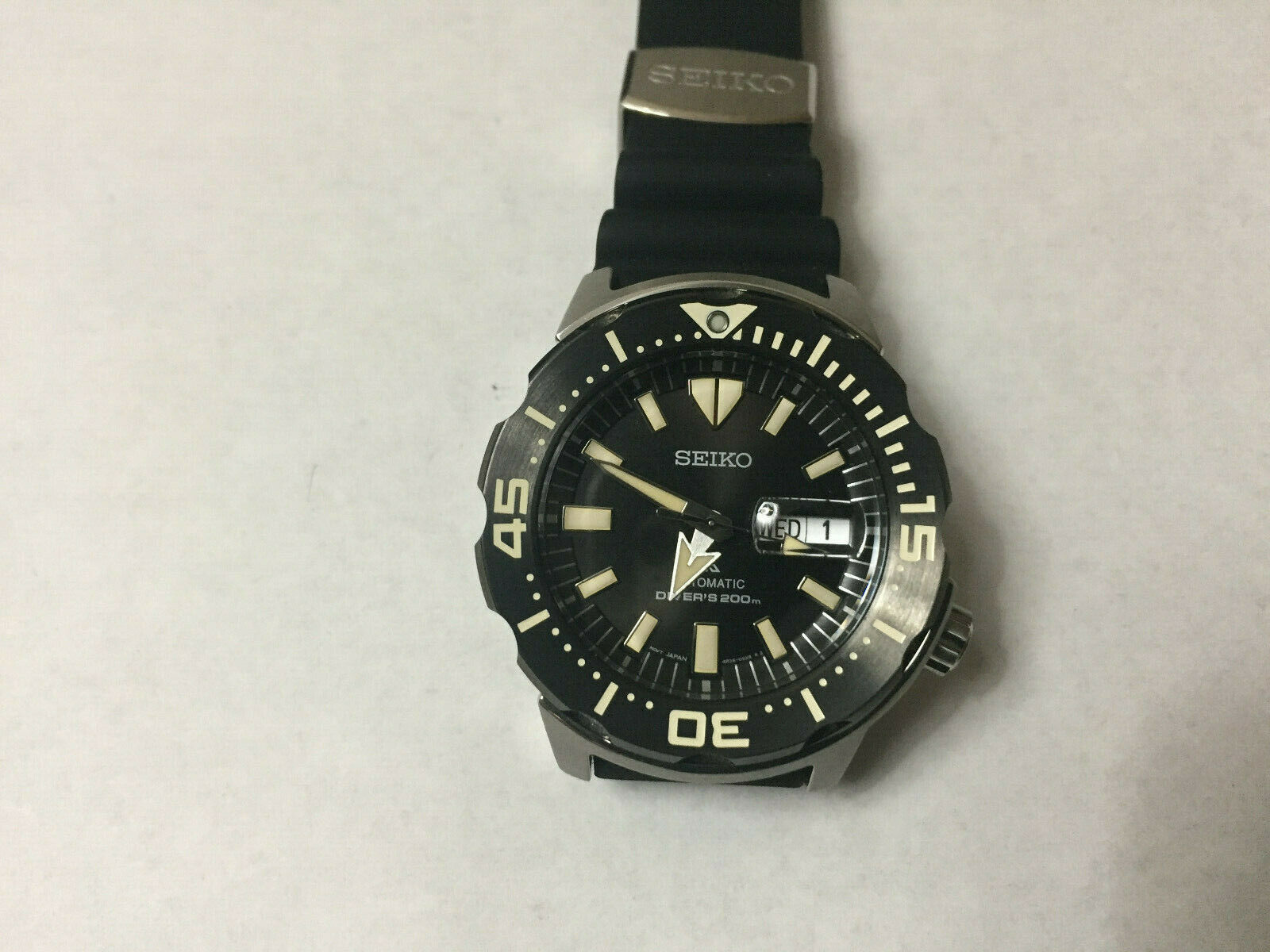 Seiko Prospex Monster SRPD27 Black Dial Automatic Diver Watch | WatchCharts