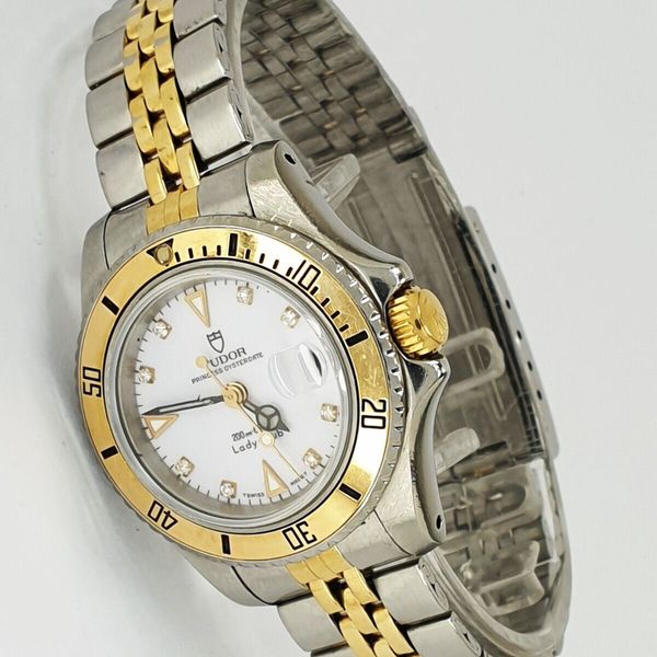 Tudor Lady-Sub 96093 in Rolex Case with Diamond ZB | WatchCharts ...
