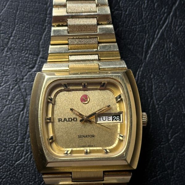[WTS] Vintage Rado Senator - Gold Capped - Cal.2798 - 1980s ...