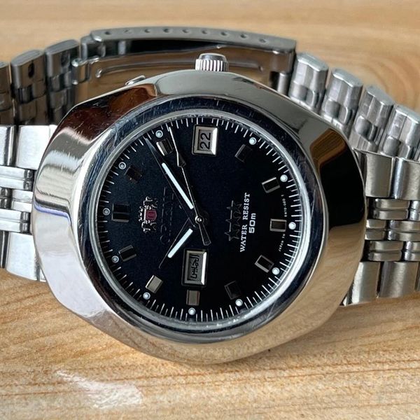 Vintage Orient 3 Star 50m Automatic 40mm Menâ s Watch, Perfect ...