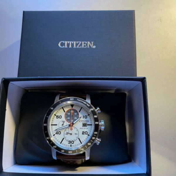Citizen Eco-Drive Brycen Men's Chronograph Tachymeter 44mm Watch CA0649 ...